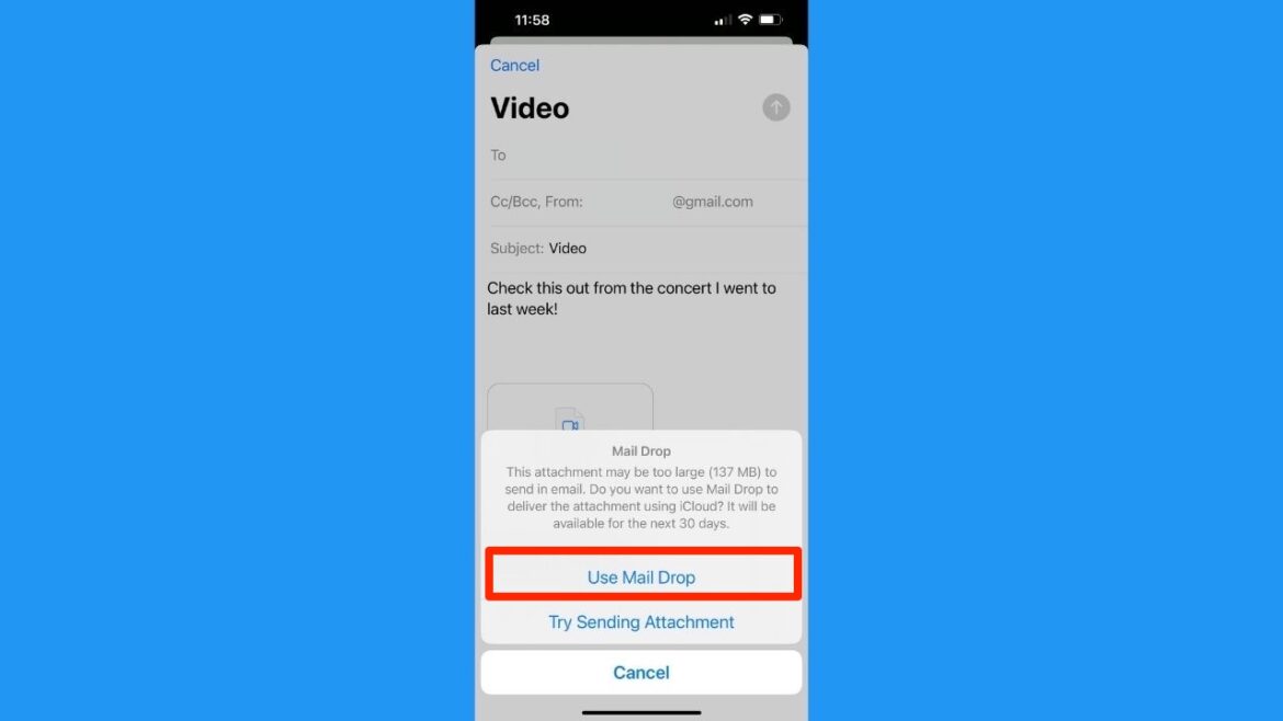 How to send large videos over email on your phone - CyberGuy