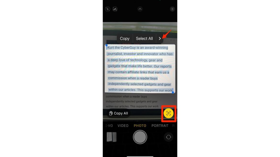 This quick trick lets you copy text from any image in seconds - CyberGuy