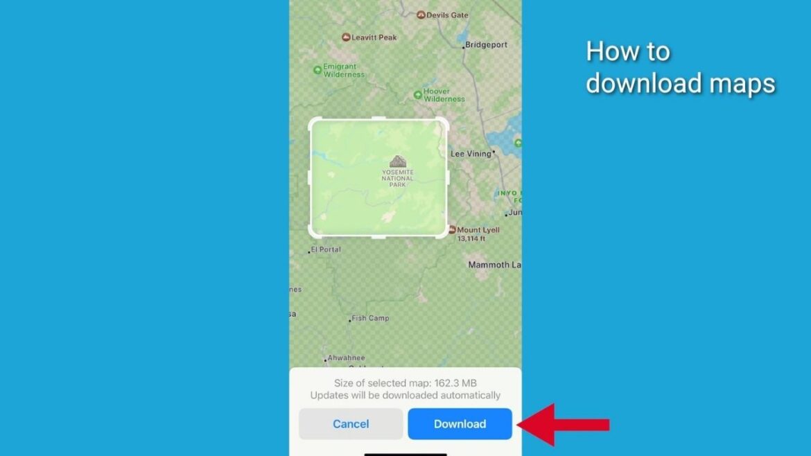 No service? No problem. iOS lets you download maps and navigate ...