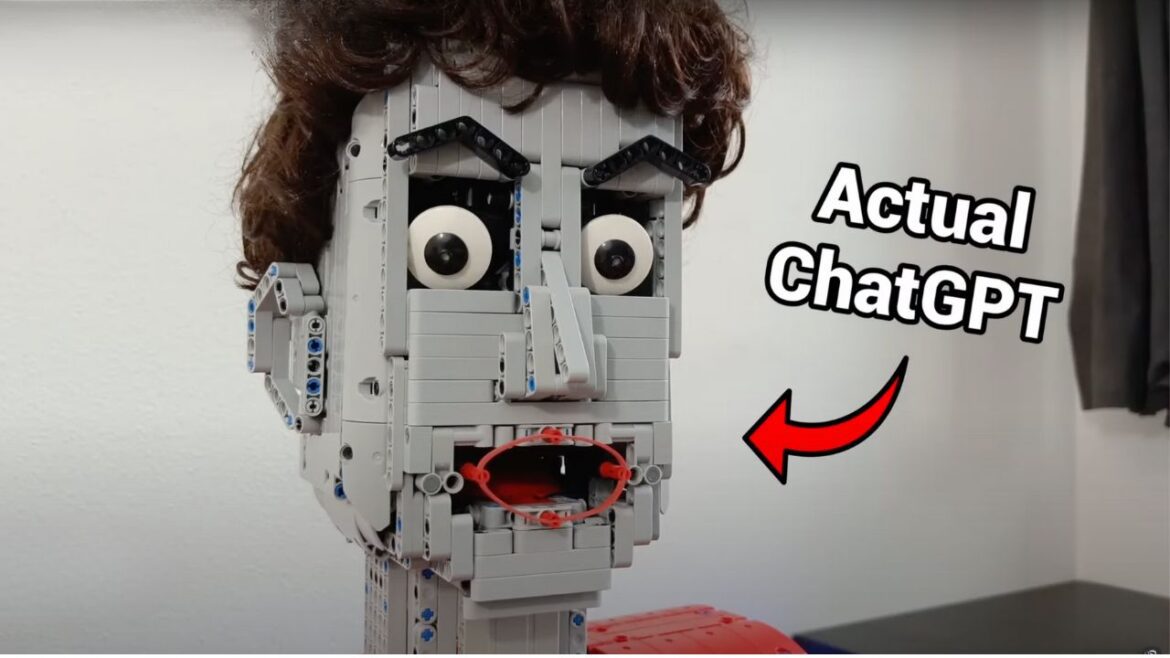 Would you want to chat with this creepy-looking LEGO head powered by AI ...