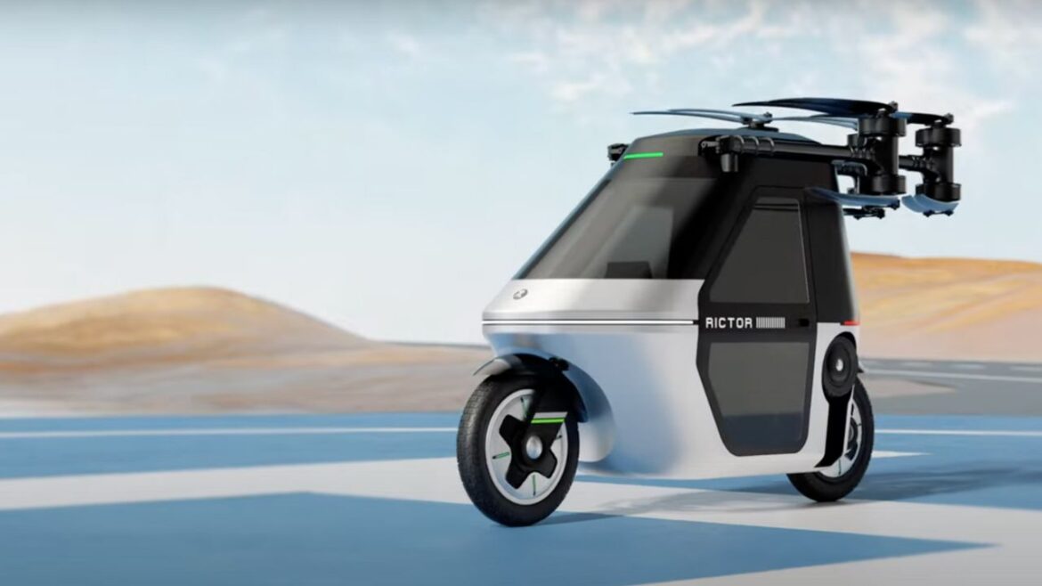 This flying motorcycle can take you from traffic to sky in minutes ...