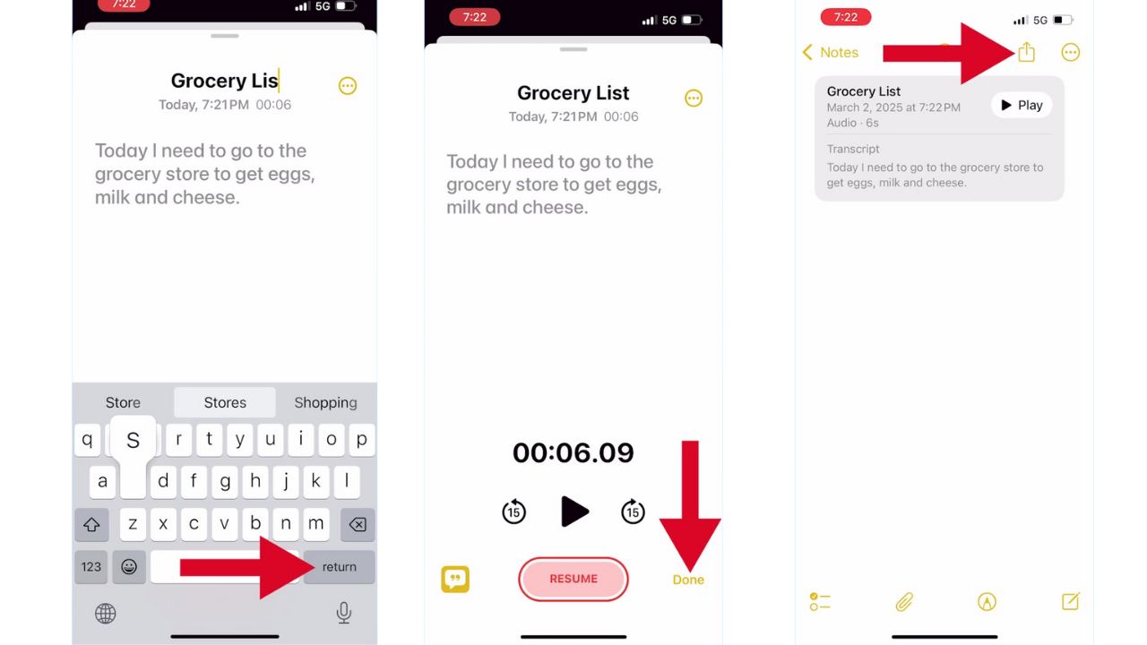 How to record voice notes on iPhone and Android - CyberGuy