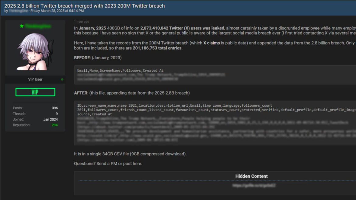 200 million social media records leaked in major X data breach - CyberGuy