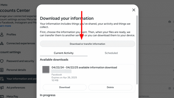 How to access and download your Facebook data - CyberGuy