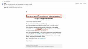 Apple app password scam email warning - CyberGuy