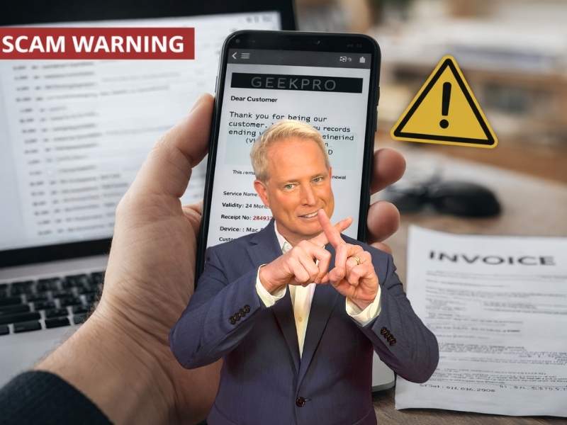 Fake antivirus software bill scam warning - CyberGuy